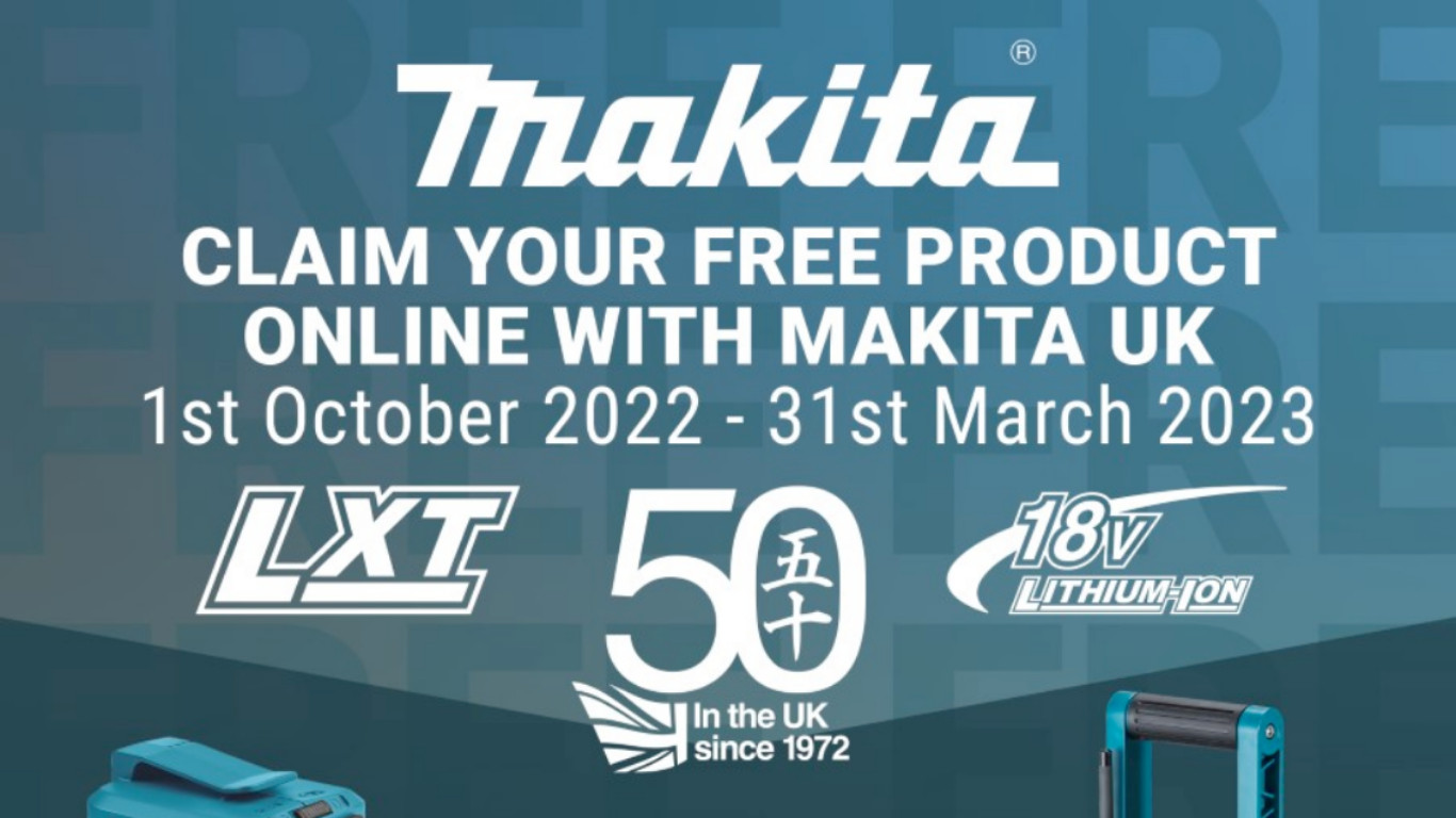 Makita celebrates 50 years in the UK with anniversary promotion