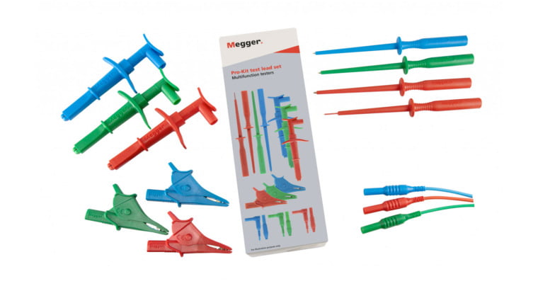 New low voltage test leads from Megger