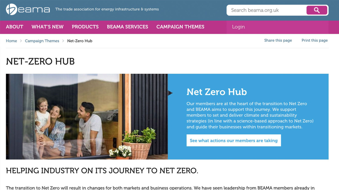 BEAMA launches Net Zero Service for UK manufacturers
