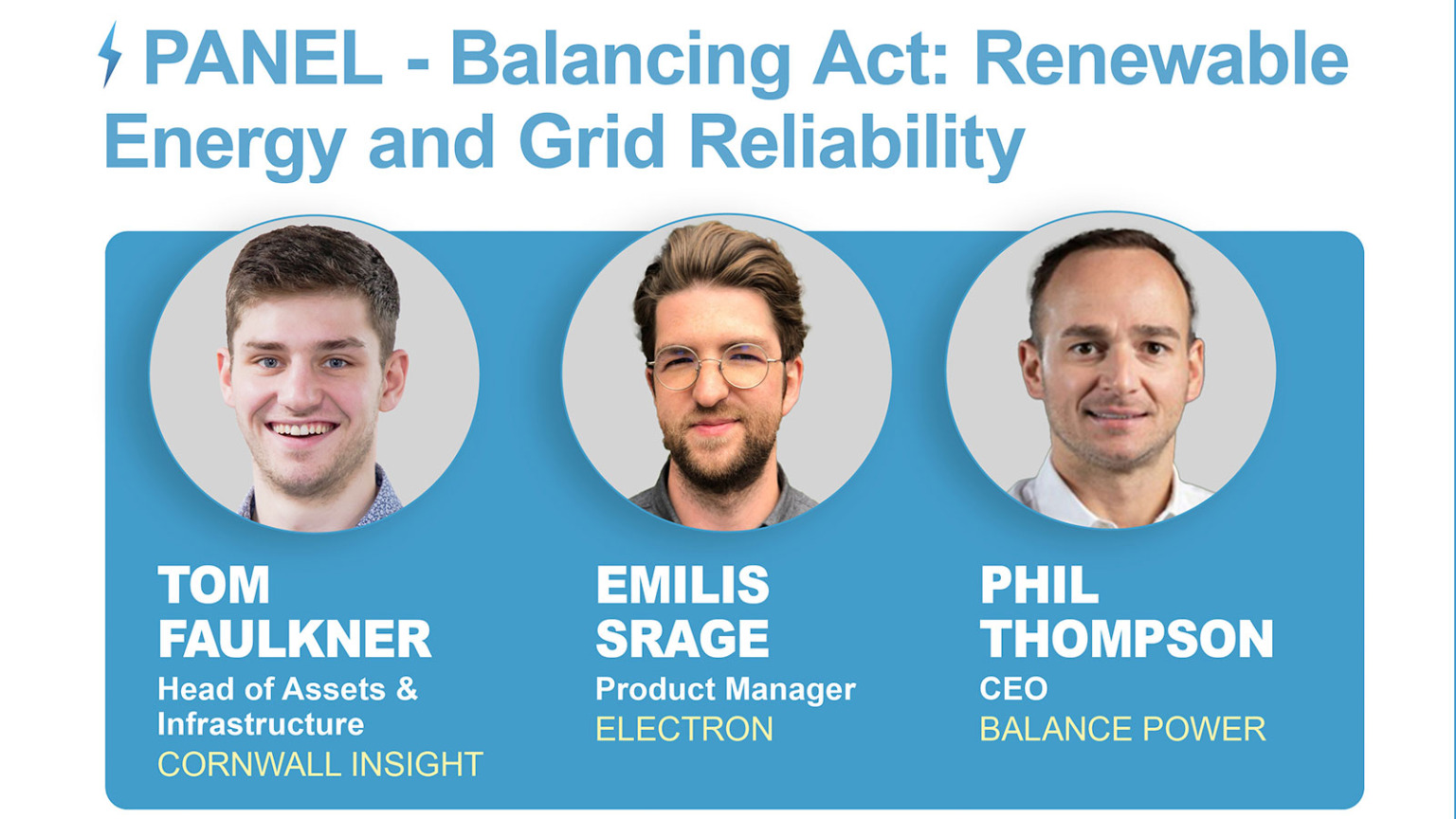 Balancing the grid in the age of renewables